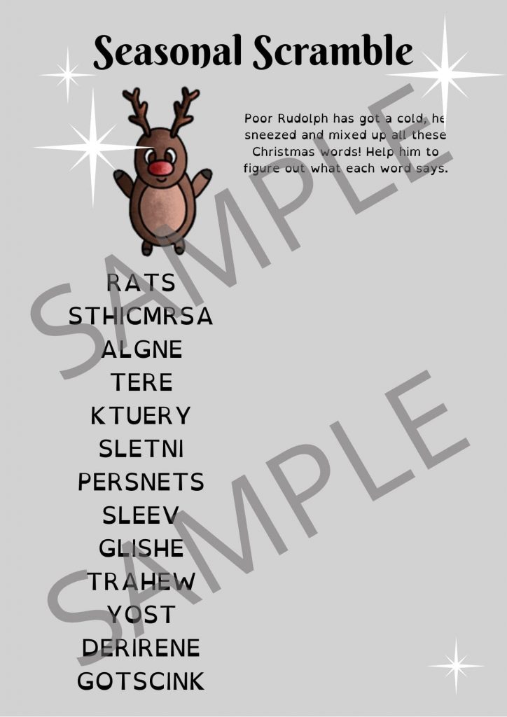 Christmas Activity Pack - Curious Little Monkeys Educational Resources