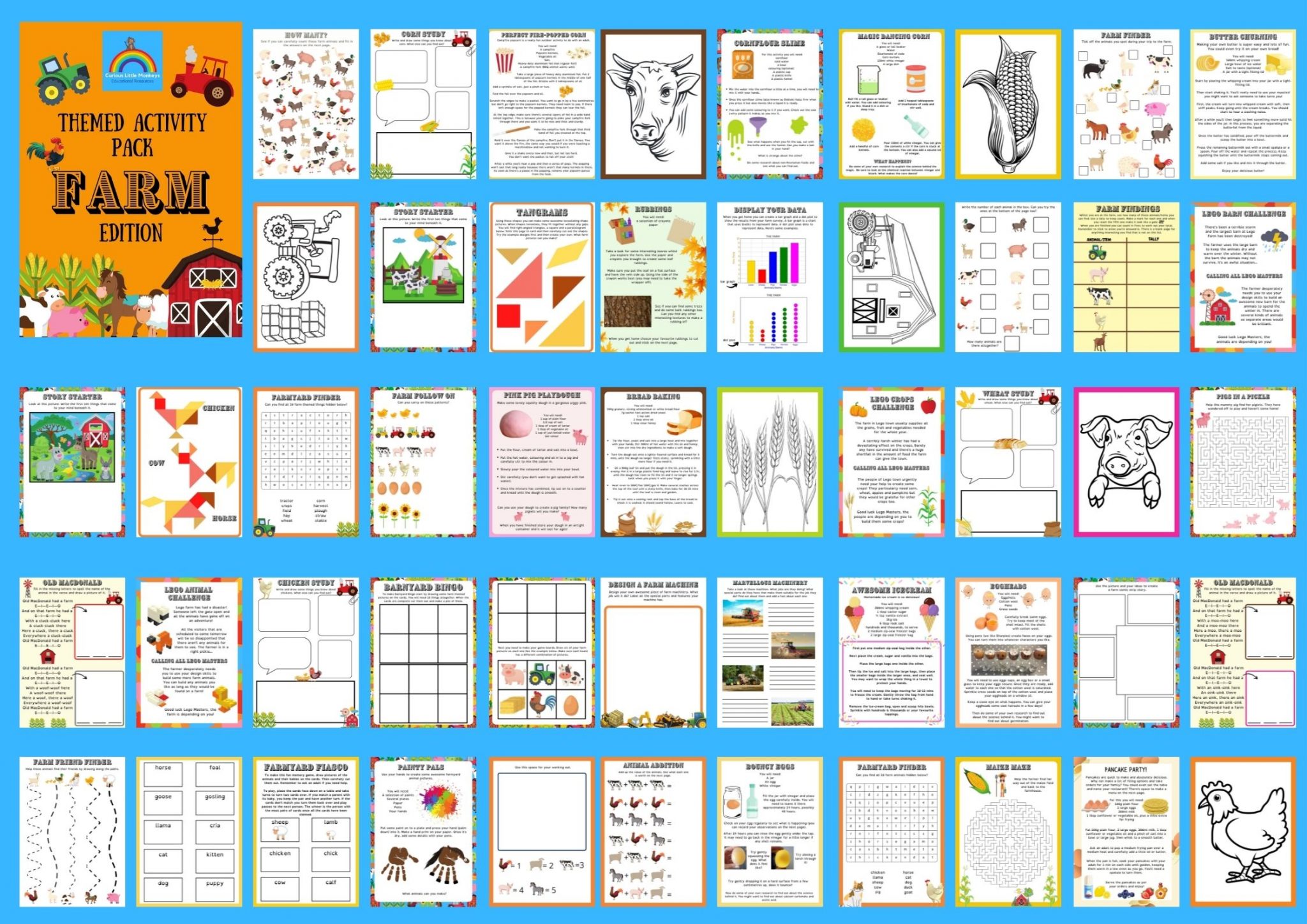 Early Years Bundle - Curious Little Monkeys Educational Resources