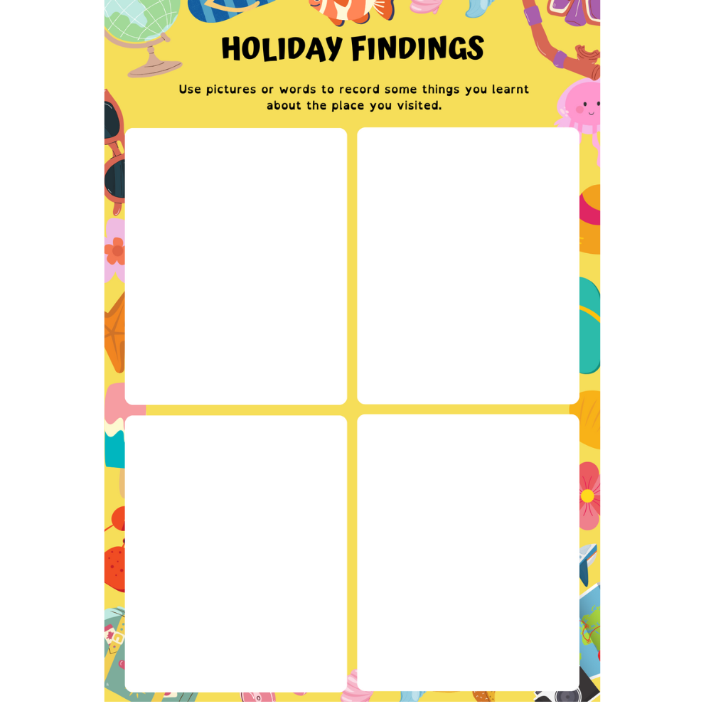 Holiday Activity Pack - Curious Little Monkeys Educational Resources
